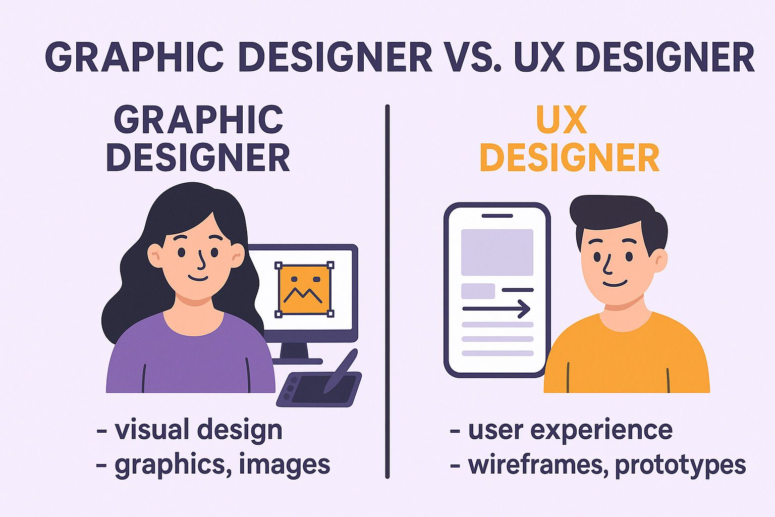 Graphic Designer vs. UX Designer: Understanding the Differences | HireQuotient
